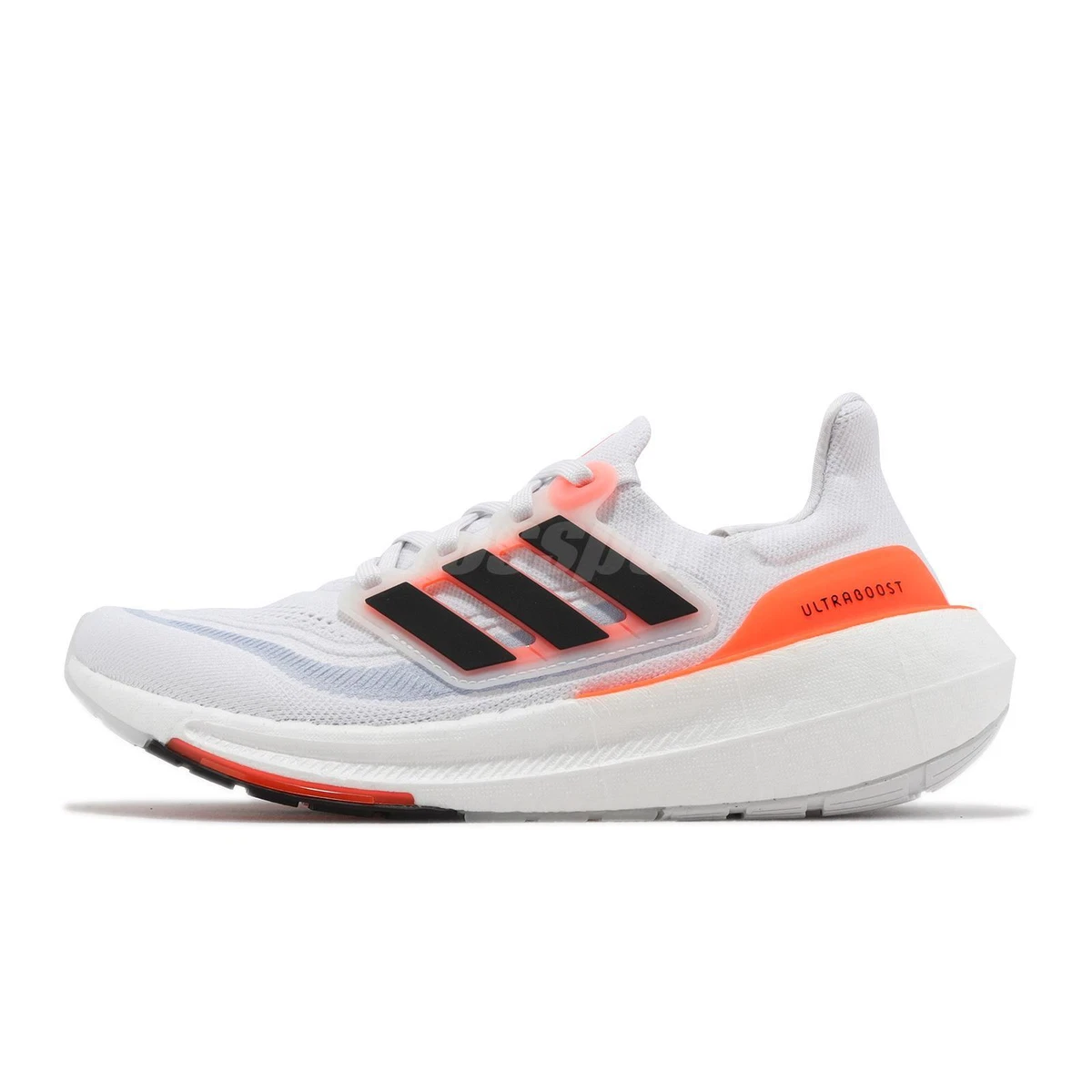 adidas Ultraboost Light W White Black Solar Red Women Running Sports ...