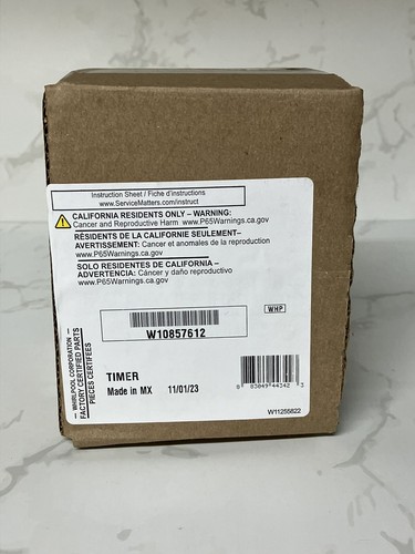 W10857612 Dryer Timer Whirlpool Factory Replacement Part | eBay