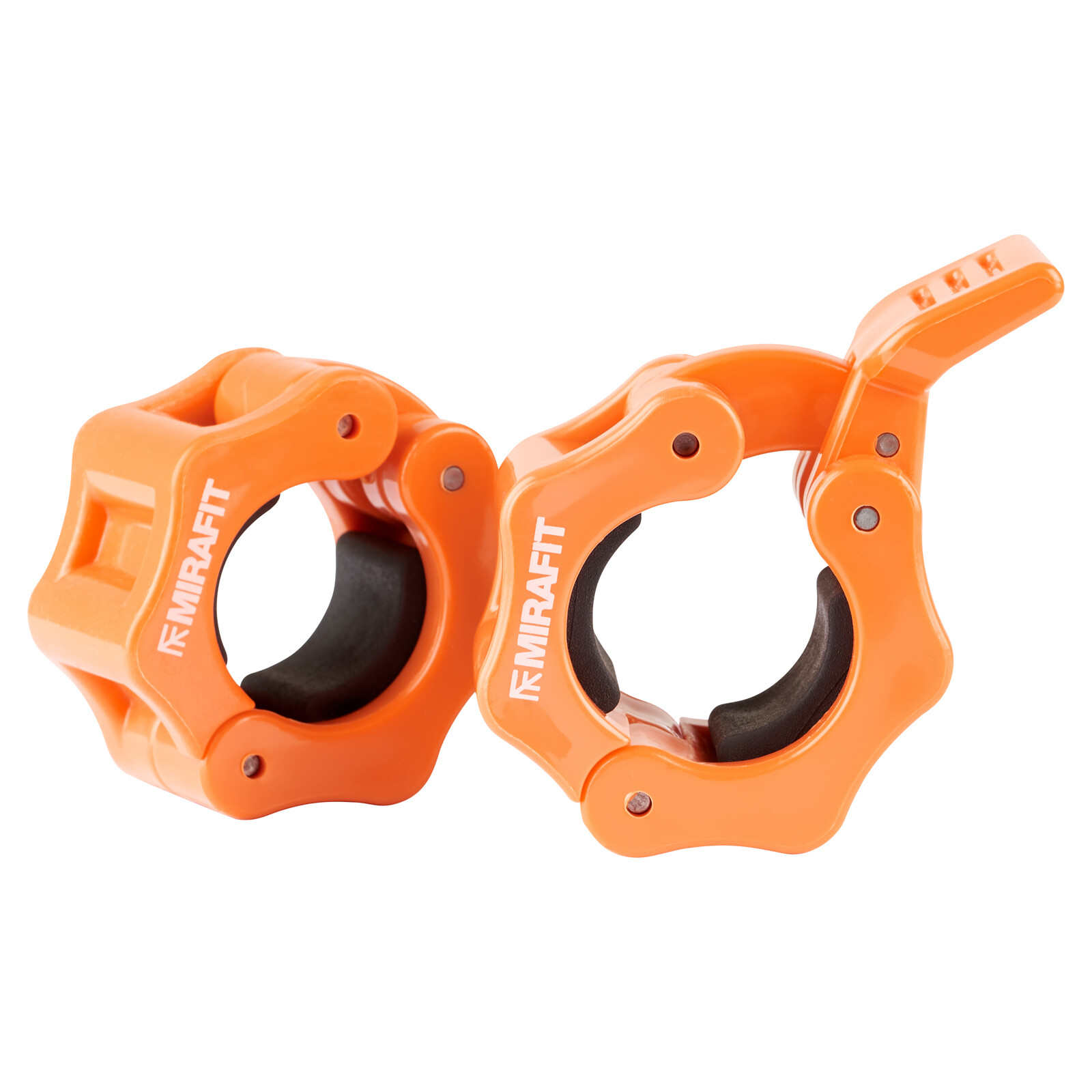 Mirafit 1" Standard Gym Weight Bar Collars Barbell/Dumbell Locking ...