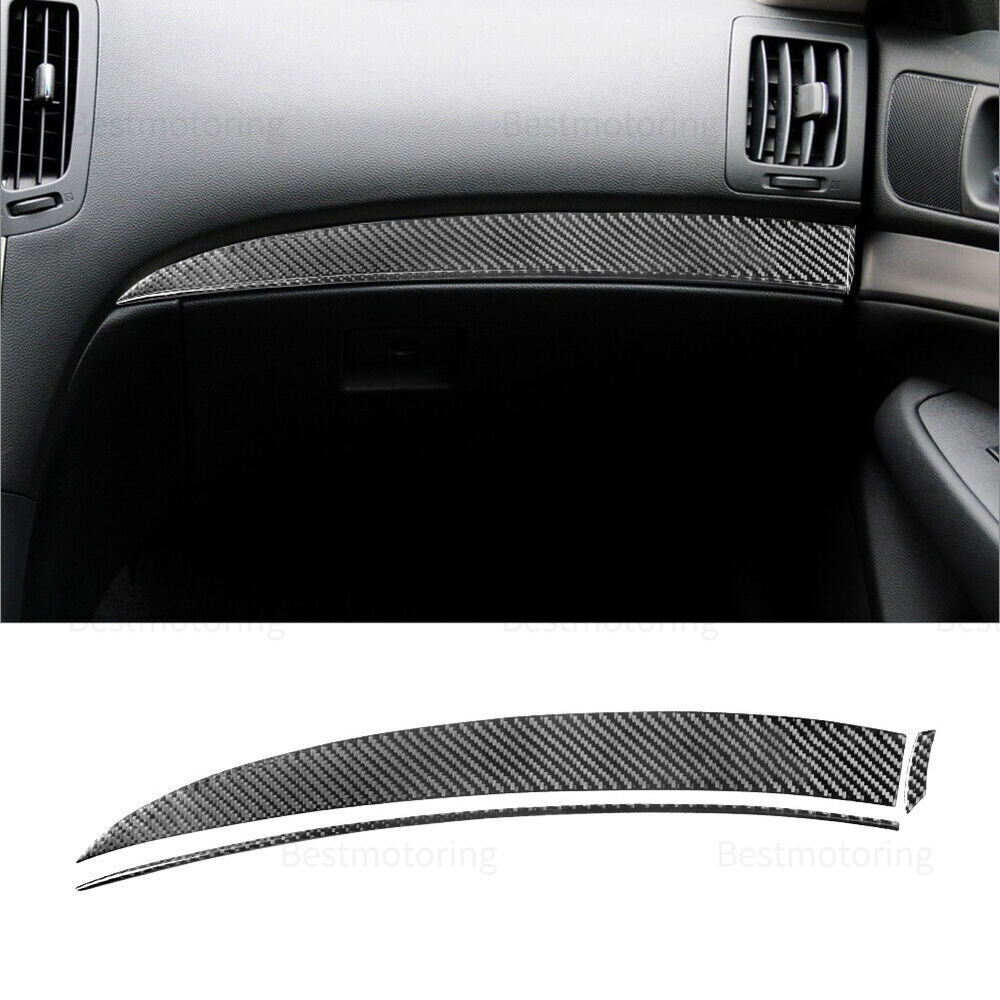 3Pcs Carbon Fiber Passenger Dashboard Cover Trim For Infiniti G37 Sedan ...