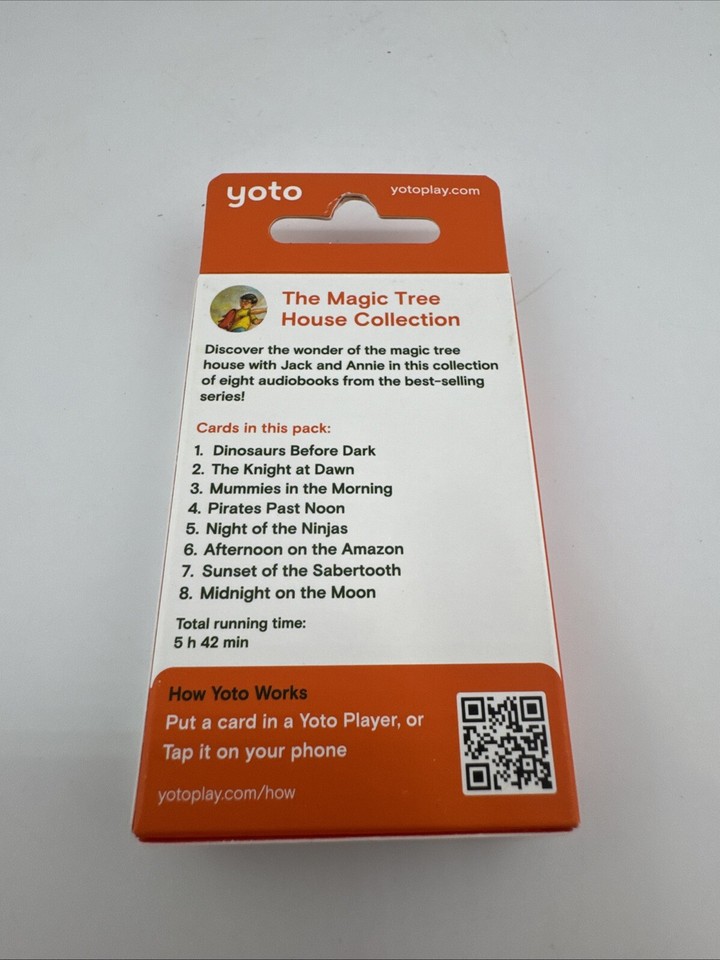 Yoto The Magic Tree House Collection (8 Audio Cards) Mary Pope Osborne ...