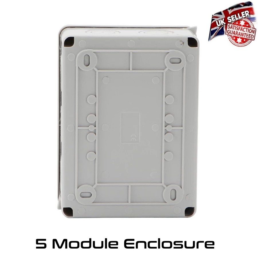 DIN Rail Enclosure IP65 Box Weatherproof Consumer Units Switches 5 ...