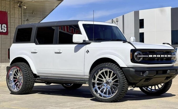 4x 24x12 Hardcore HC101 Multi Spoke Aluminum Wheels with All Terrain ...