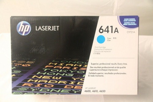 Genuine 641A Cyan LaserJet Toner Cartridge (C9721A) | eBay