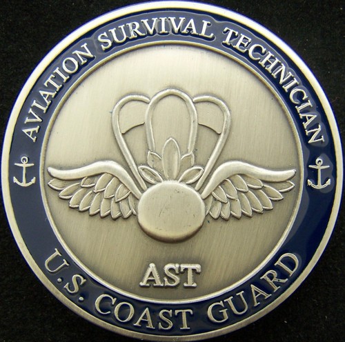 US Coast Guard USCG Aviation Survival Technician AST Challenge Coin | eBay