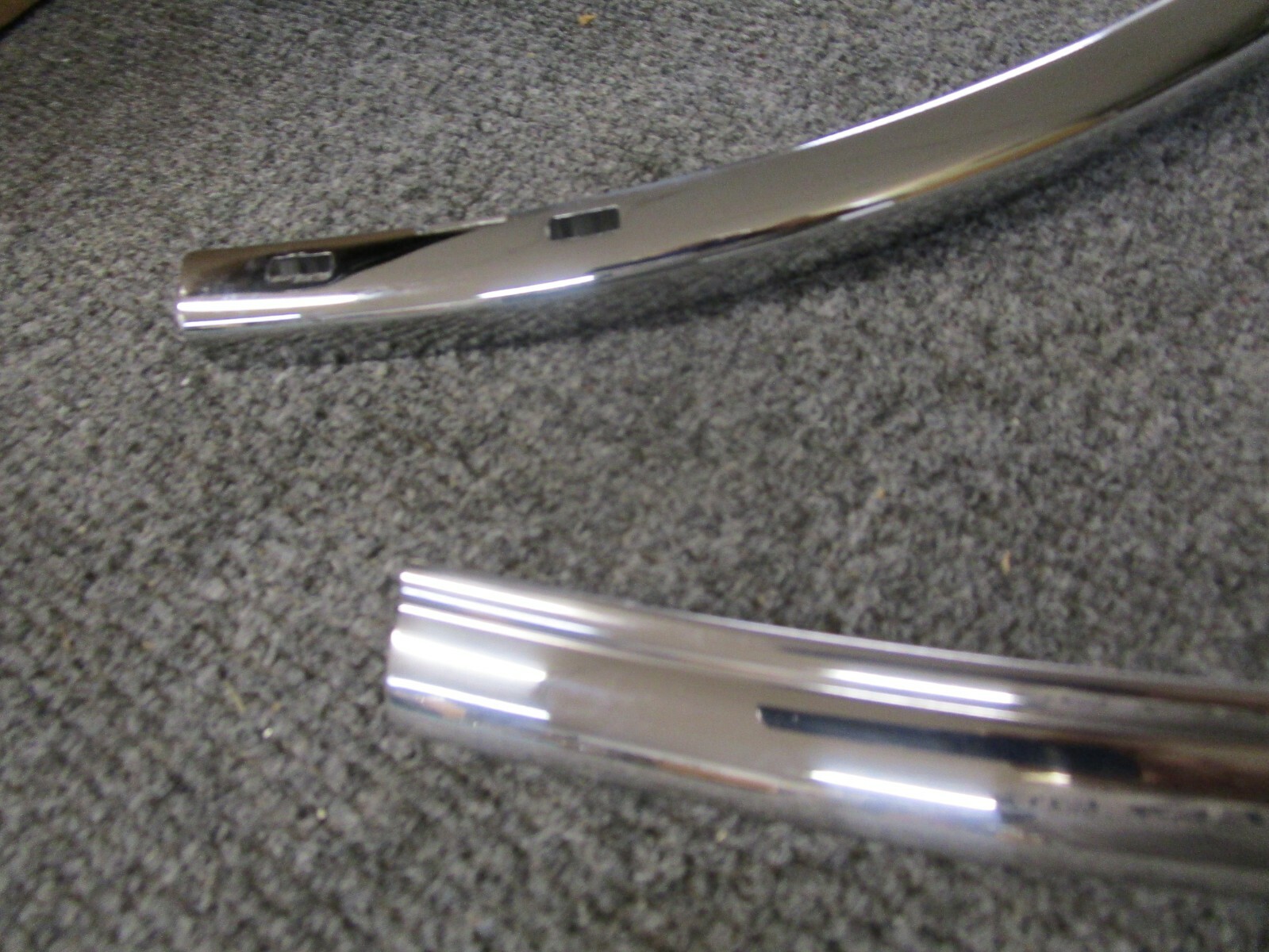 1953-1955 Corvette Windshield Frame Upper Channel and Lower Molding ...