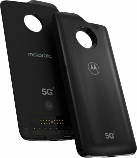 Motorola MOT5GMOD 5g Moto Mod Battery Case for Moto Z3 Verizon - Black ...