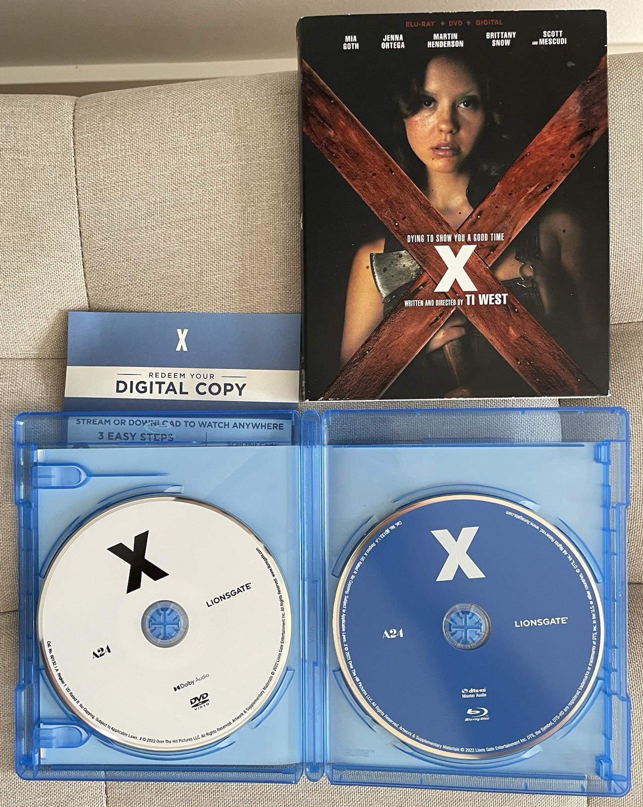 A24 Blu-Ray Lot Of 10 Movies With Slipcovers, 6 Postcards + 4K,DVD ...