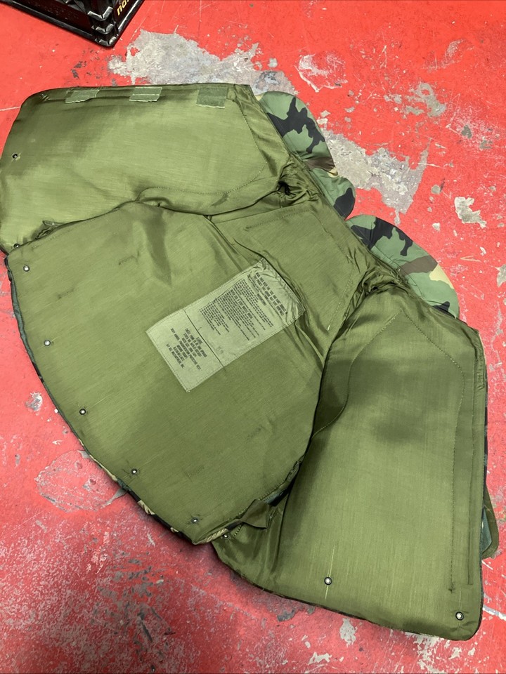 US Army Issue PASGT Flak Jacket Fragmentation Vest Size X-LARGE LOT 10 ...