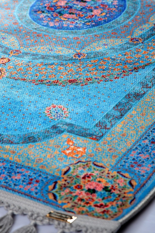 Turkish Prayer Mat -Soft Muslim Sajjdah -Islamic Prayer Rug -Turkish ...