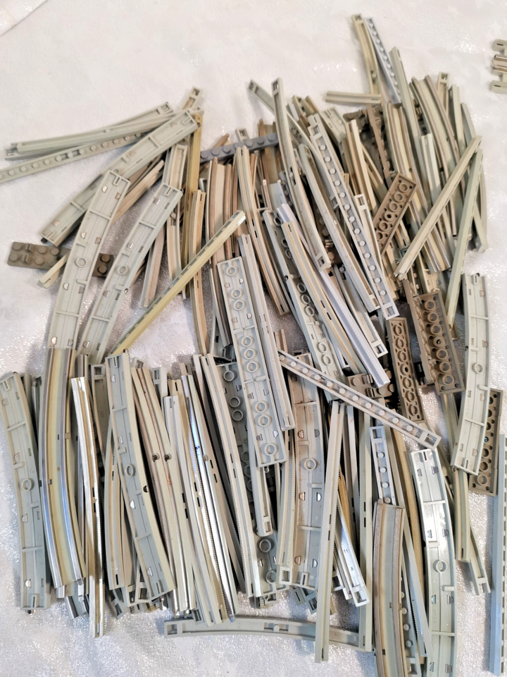 Vintage Lego Train Track/ Sleepers /Grey /train Body4.5v Bundle | eBay UK