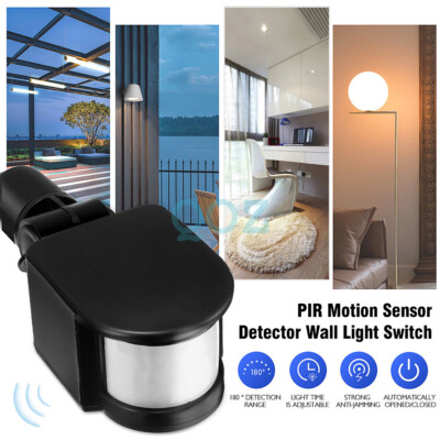 12V Motion Sensor Infrared PIR Movement Detector Outdoor Sensor Light ...