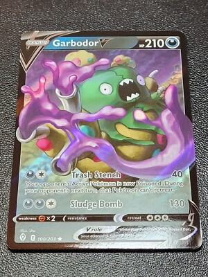 Garbodor V Holo - 100/203 Evolving Skies Pokemon TCG NM - Mint | eBay