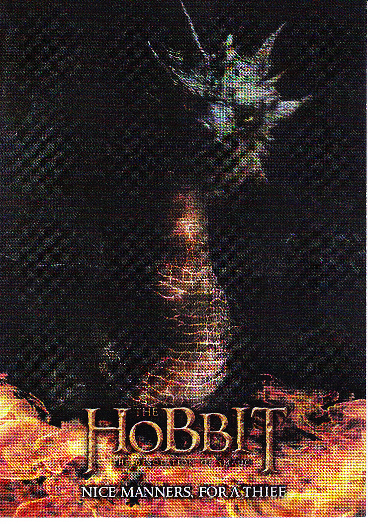 2015 The Hobbit Desolation of Smaug Nice Manners, for a thief card S4 ...