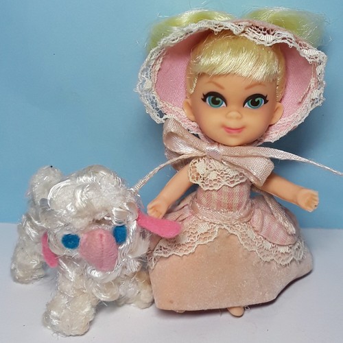 Vintage Mattel Liddle Kiddles LIDDLE BIDDLE (BO) PEEP Doll w/Bonnet ...