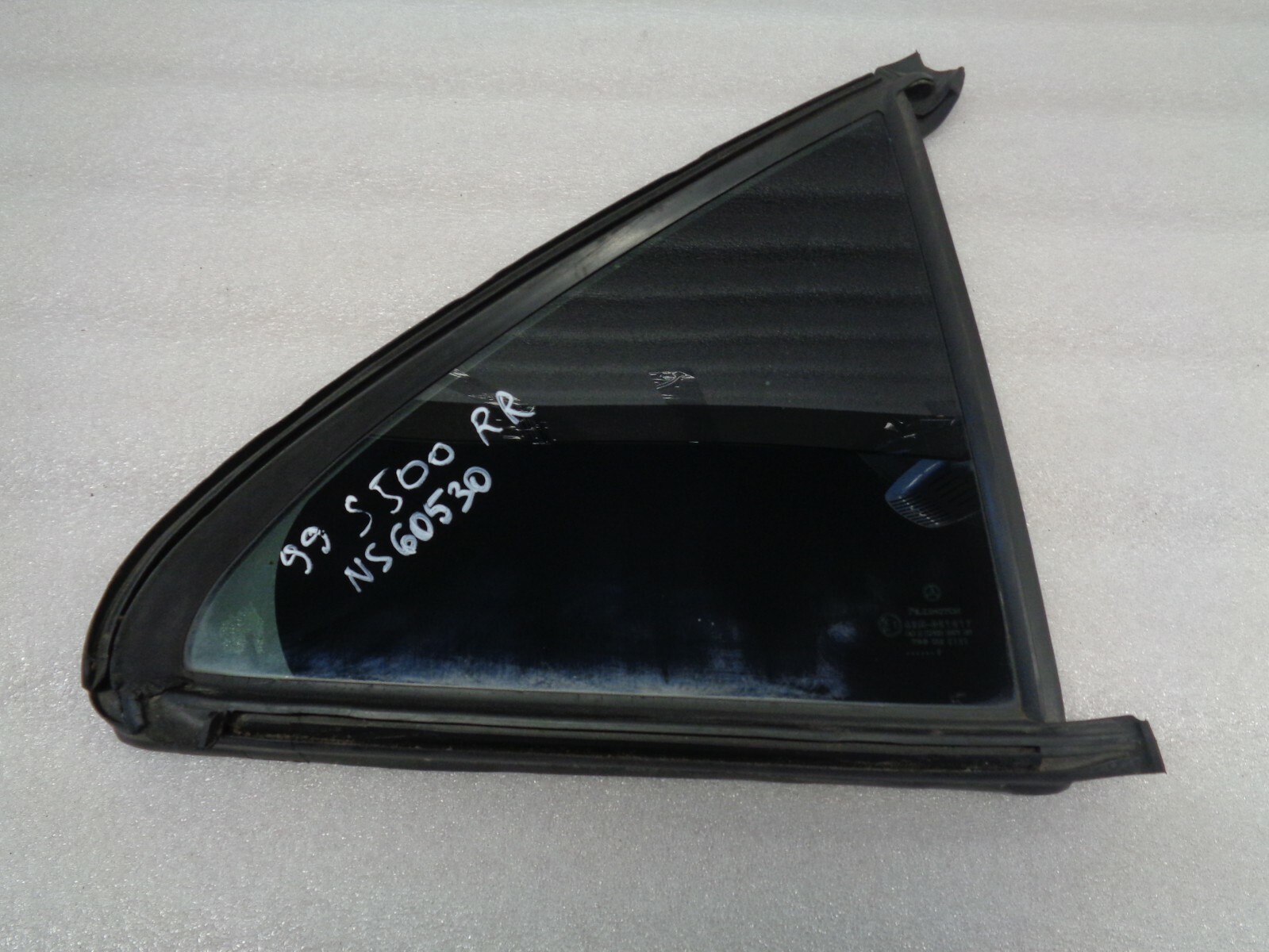 2000-2006 Mercedes S500 W220 Rear Right Corner Quater Glass Window OEM ...