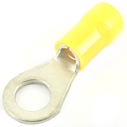 Insulated Ring Crimp Terminals Electrical Cable Connector Red Blue ...