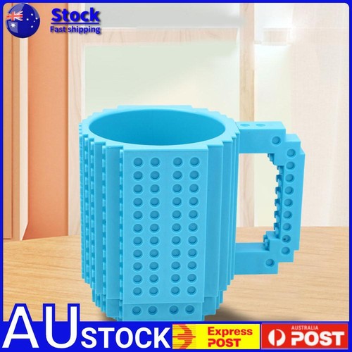 Creative Milk Mug Portable Building Blocks Cup Cute Milk Tumbler for ...