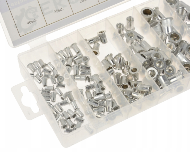 ALU Nietmuttern Sortiment Blindnietmuttern Satz Einnietmuttern Set 150 ...