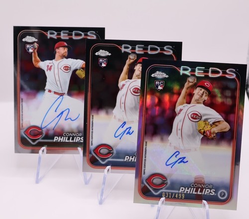 2024 Topps Chrome Update Connor Phillips Auto 3 Card Lot Incl. A #’d | eBay