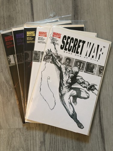 🔥SECRET WAR #1-5 COMPLETE LOT 2004, MARVEL 1ST APP. OF QUAKE BENDIS | eBay