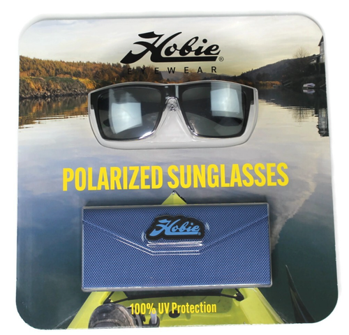 HOBIE ECLIPSE POLARIZED SUNGLASSES ~ FACTORY SEALED ~ BLACK FRAME CHARCOAL LENS | eBay