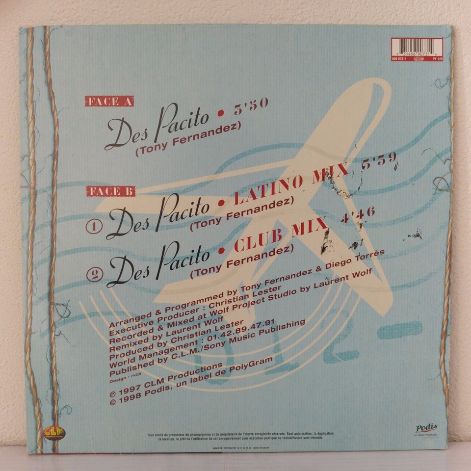 Macados – Des Pacito (Vinyl, 12", Maxi 33 RPM) | eBay