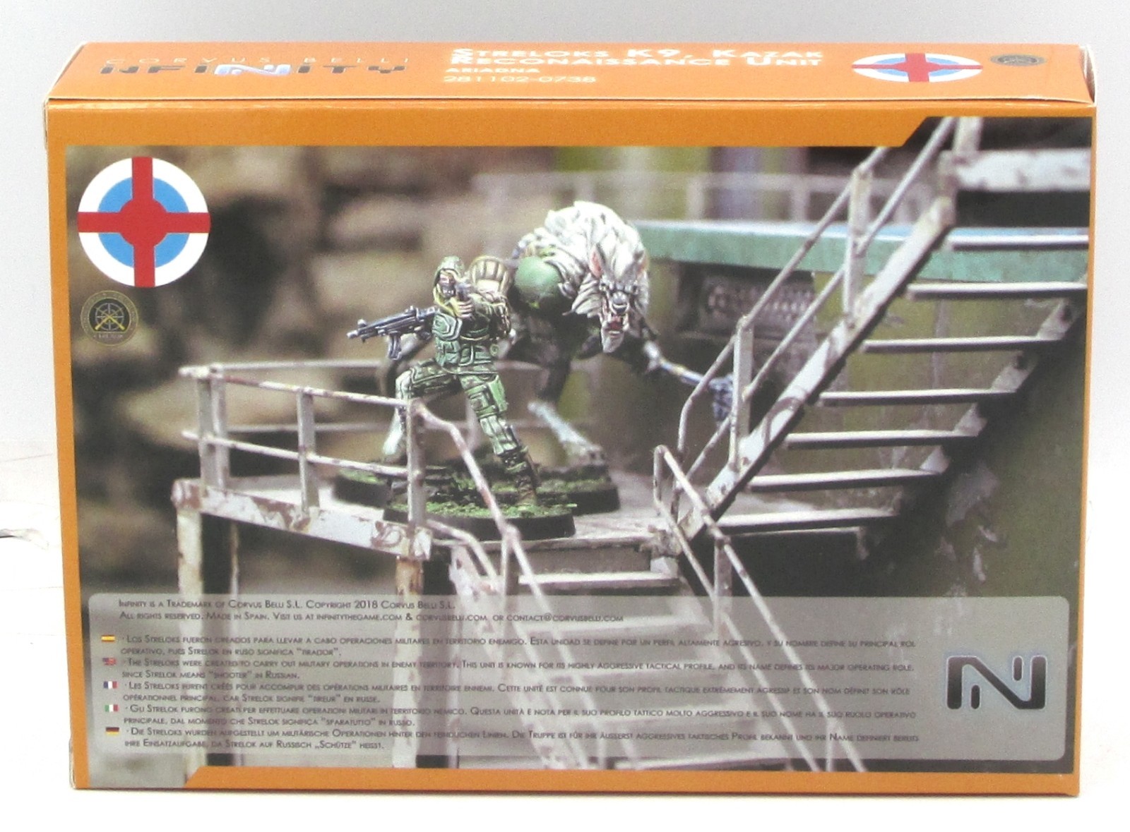 Infinity #738 Ariadna Streloks K9 Kazak Reconnaissance Unit (K-9 ...