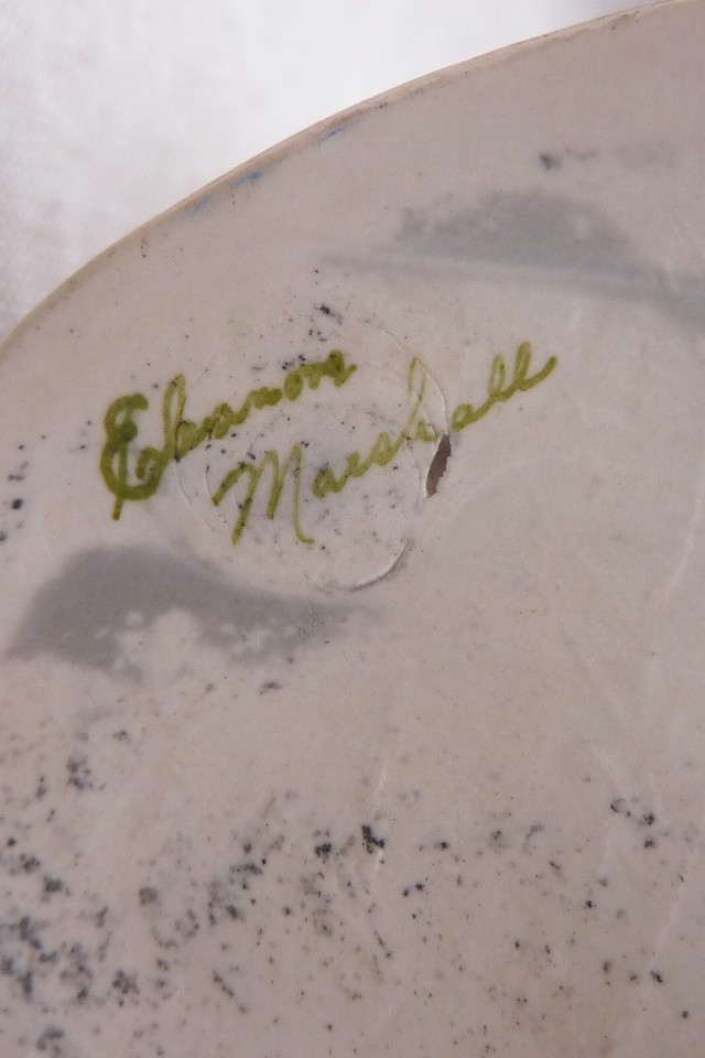 Vintage Girl Sitting on Fence Figurine Signed by Eleanor Marshall 6.75 ...