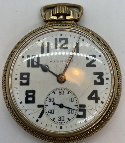 Hamilton Railroad Grade 992B Model 5 21j 1948 Pocket Watch - Railway ...