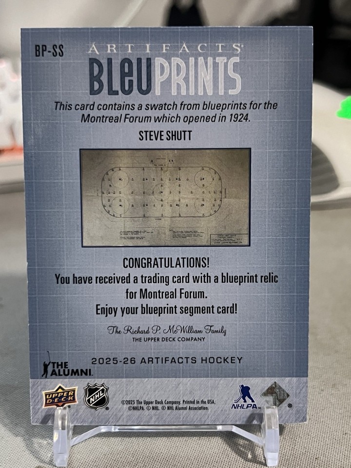 2025-26 Upper Deck Artifacts Steve Shutt Bleuprints /24 | eBay