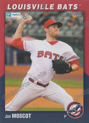 2016 Louisville Bats Jon Moscot RC Rookie Cincinnati Reds Jewish | eBay
