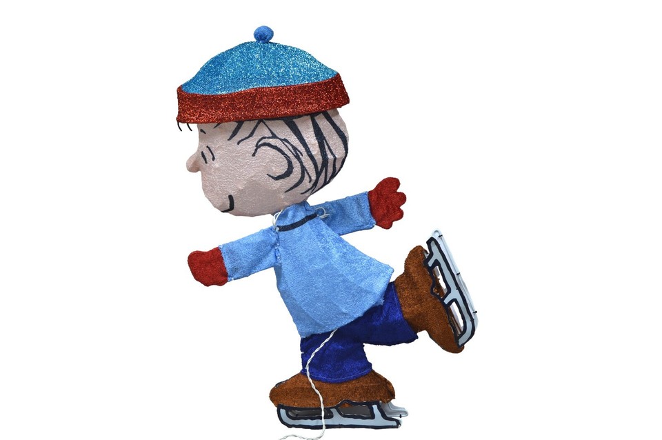 Peanuts Gang Ice Skating 32" 3D LED A Charlie Brown Christmas Decor | eBay