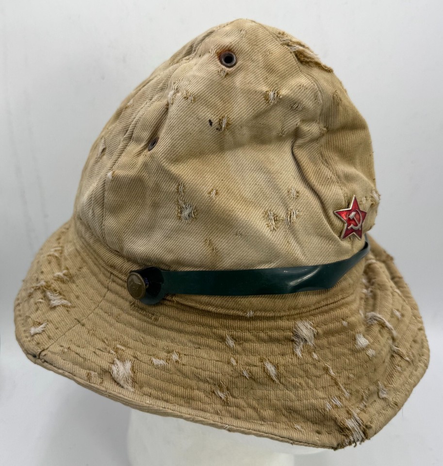 Vintage Soviet Union Red Army Afghanka Field Cap Boonie Sun Hat Russian ...
