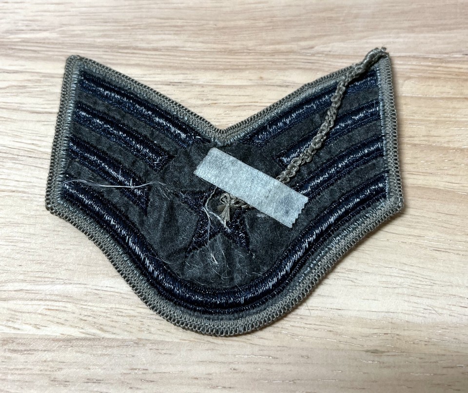 USAF Military Patch Staff Sergeant rank insignia E5 embroidered sew on ...