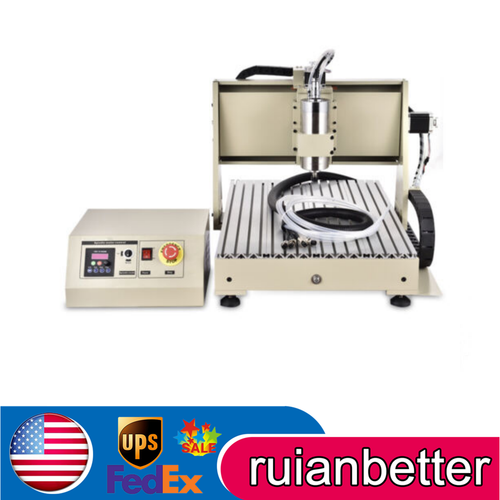 Desktop 4 Axis 6040 CNC Router Engraver Milling Machine Metal Cutting+ ...