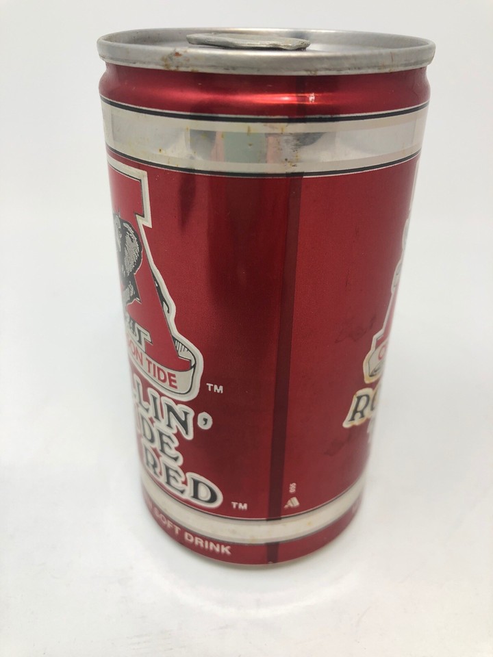 Alabama Crimson Tide Rollin Tide Red Soda Can Unopened Empty | eBay