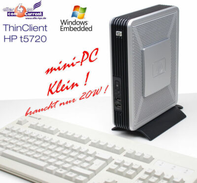 Thin Client Mini-Pc Computer HP TC5720 AMD 1500+ With Windows XP Emb ...