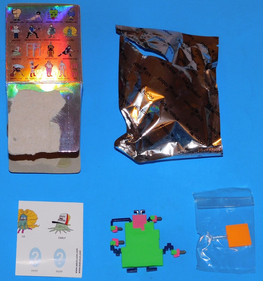 Kidrobot Adult Swim Opened Blind Box Figure Ignignokt Err ATHF Chase ...