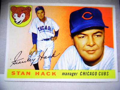 1955 TOPPS # 6 STAN HACK BASEBALL CARD | eBay