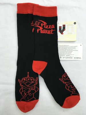 Disney Parks Toy Pizza Planet Socks for Women Fits Shoe Sizes 4-10 NWT ...