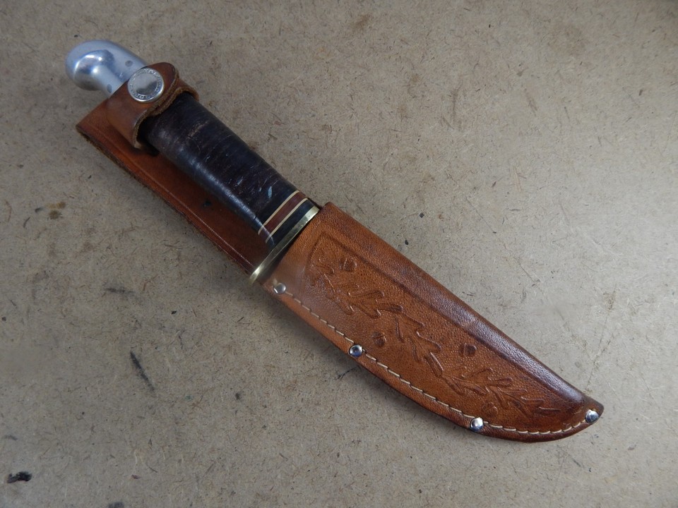 vintage WESTERN BOULDER L66 Hunting Knife w/original sheath | eBay