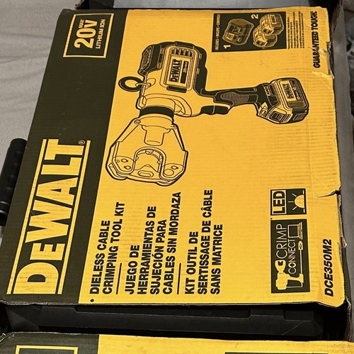 DEWALT DCE350M2 20V Cable Crimping Tool Kit 885911458511| eBay