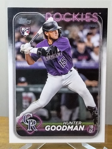 HUNTER GOODMAN 2024 Topps Series 2 Baseball Rookie Card #432 Colorado ...