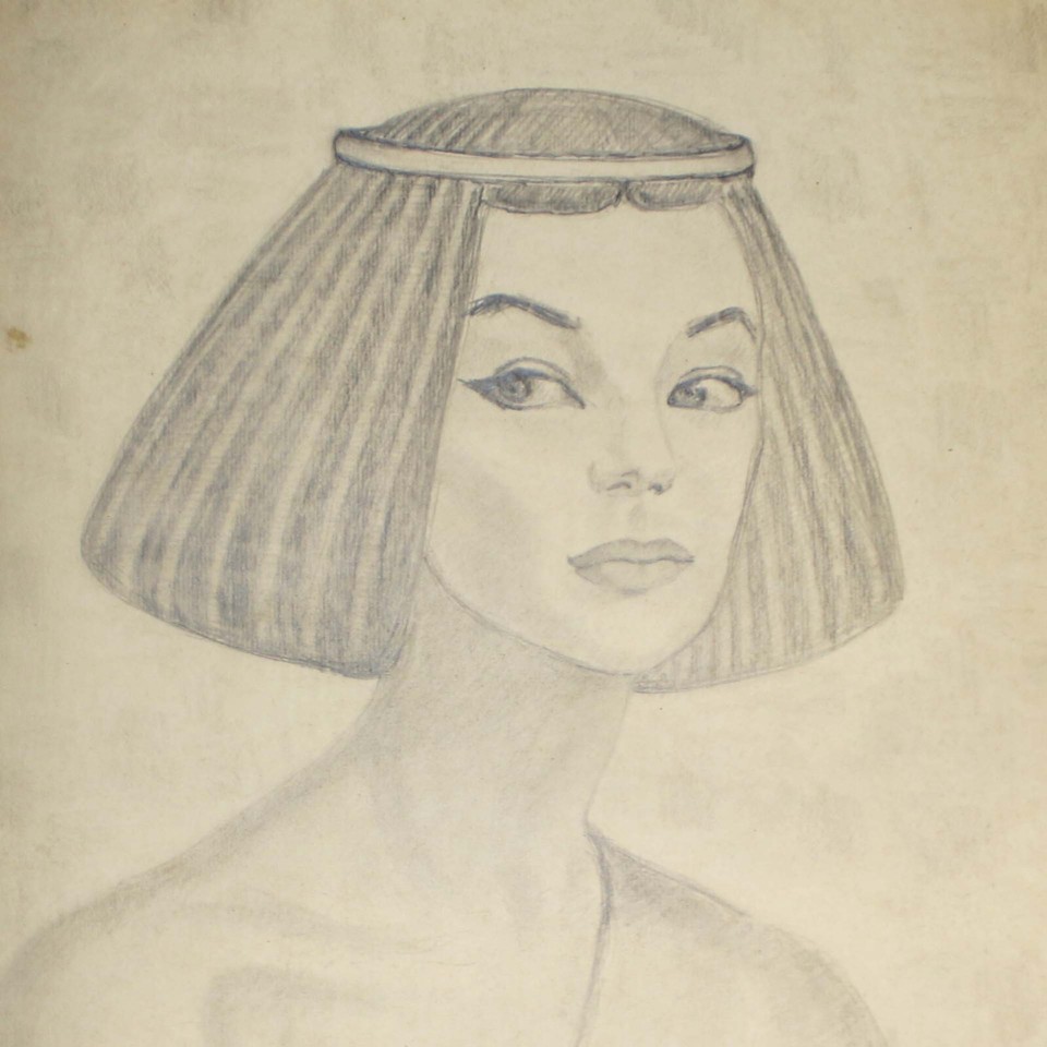 Original Pencil Drawing of Prince De Morée Crivez (The Woman of ...