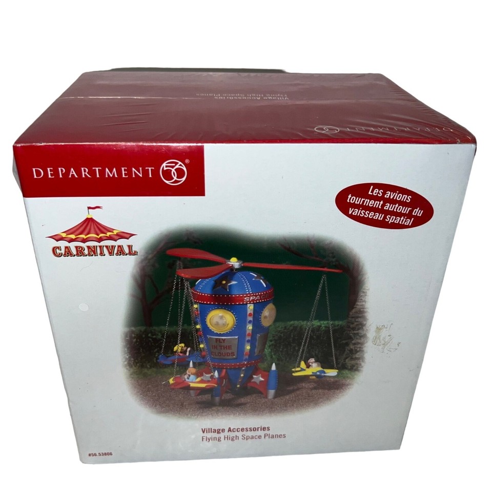 Dept 56 Carnival Flying High Space Planes Village Accessories #56.53806 ...