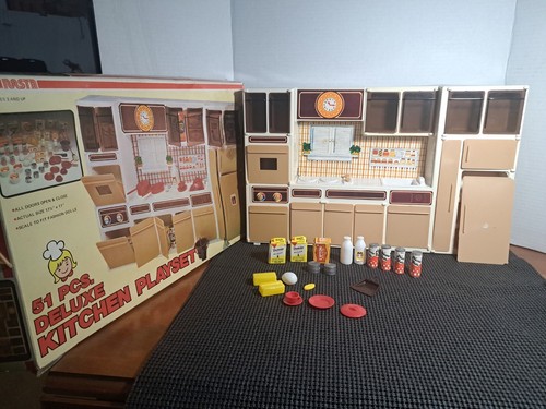 Vintage Nasta Childs Plastic Cooking Kitchen Playset Incomplete Some ...