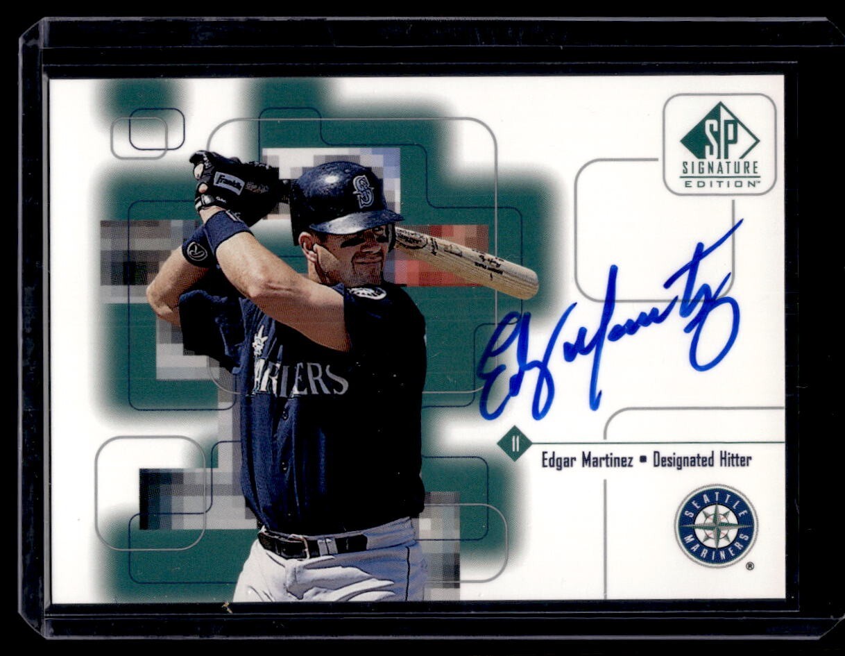 Edgar Martinez Autographed Memorabilia | Signed Photo, Jersey ...