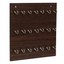 Wooden Premium Key Chain Wall Hanging Key Holder 21 Hooks (Brown) FREE ...