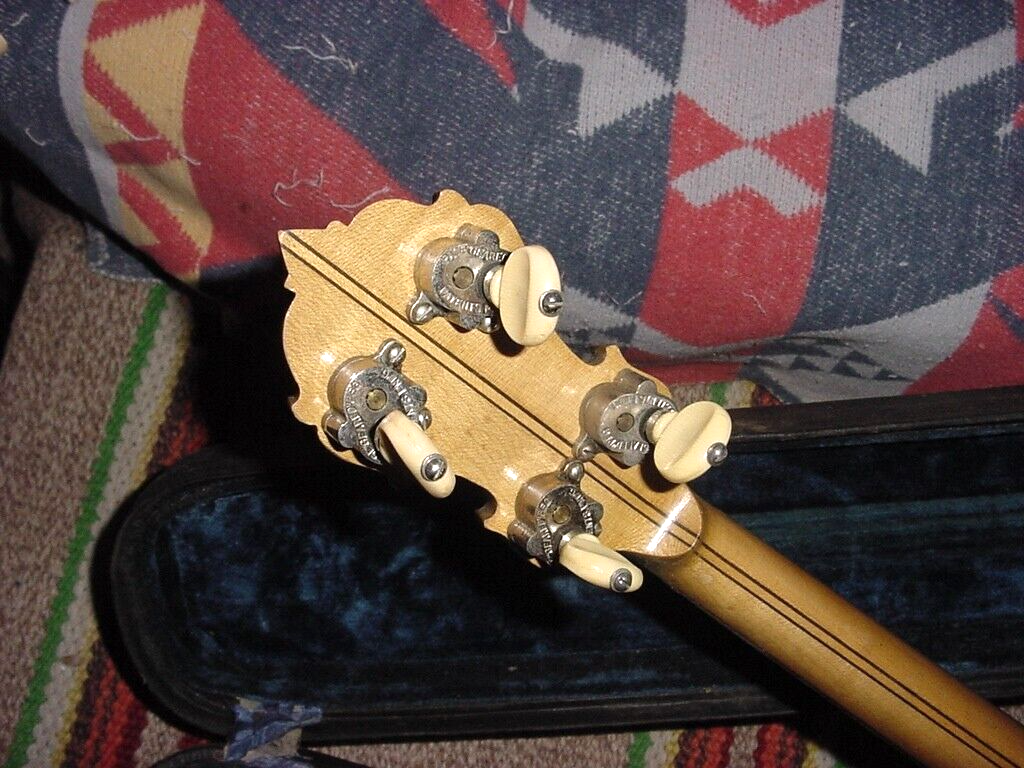 VINTAGE PARAMOUNT BANJO W. M. L LANGE STYLE B NEW YORK NY ORIGINAL CASE ...